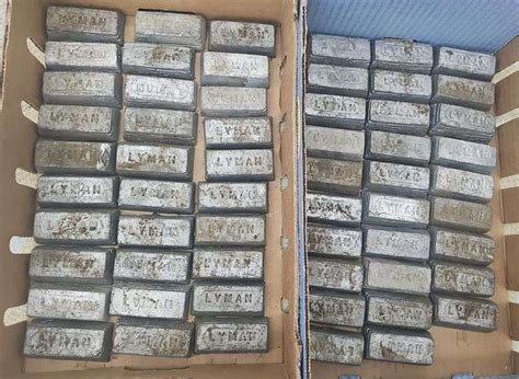 2 Flats Of Lead Reloading Ingots Kramer Auction Llc