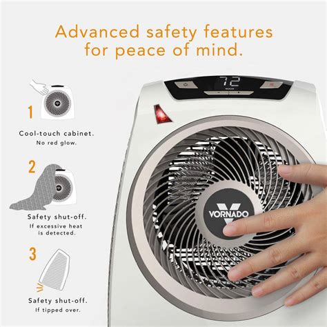 Vornado Eh1 0096 43 Avh10 1500 Watt Electric Whole Room Vortex Portable