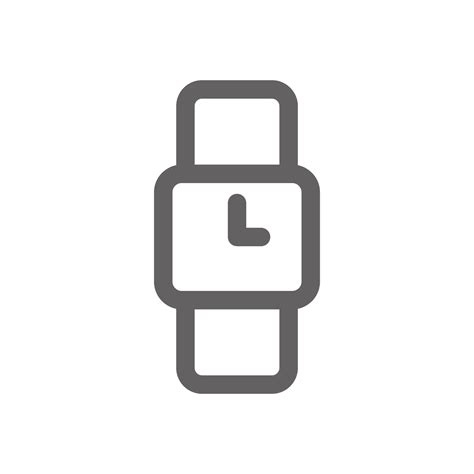 Watch Icon Perfect For Timer Icon Or User Interface Applications Vector Sign And Symbol