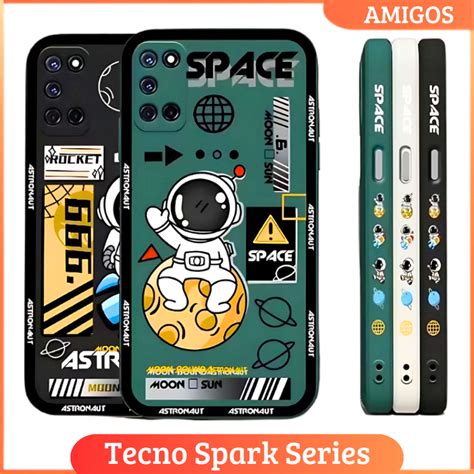 Tecno Spark C Casing Liquid Tpu Dove Shopee