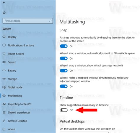 How To Disable Timeline Suggestions In Windows