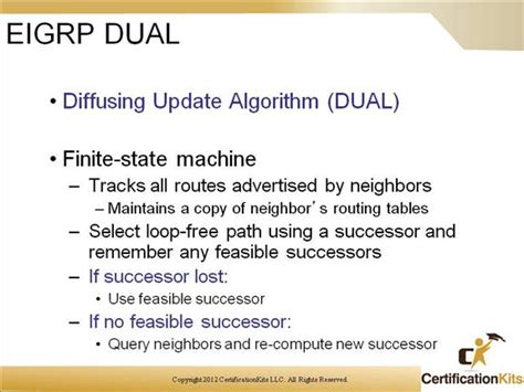 Cisco CCNP ROUTE Implementing EIGRP