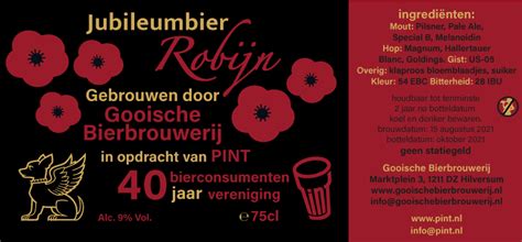 Pint Robijn Gooische Bierbrouwerij Untappd