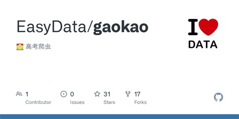 GitHub EasyData gaokao school 高考爬虫