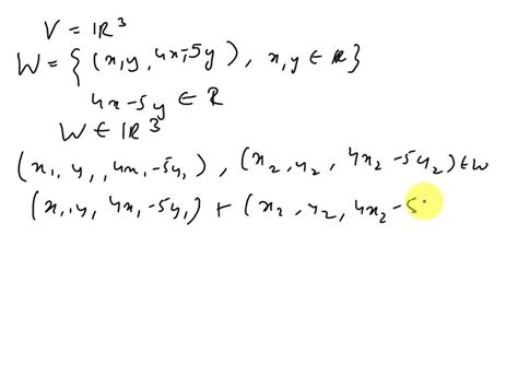 video solution let v r 3 be a vector space determine x and y if the