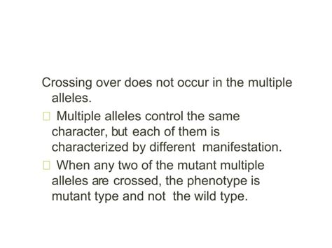 Polygenicinheritanceatavism Multiple Allelism Pptx