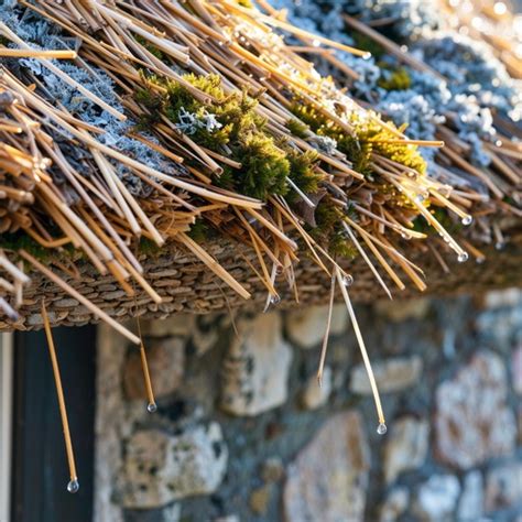 Free Moss Adorned Thatch Photo Thatch Moss Cottage Download At