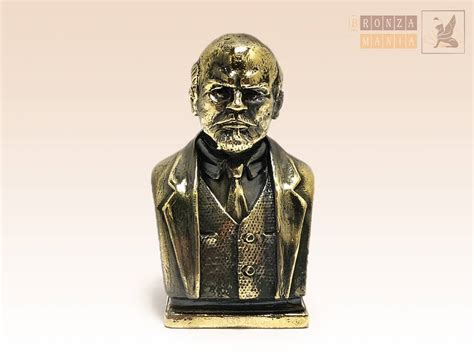фигурка бюст Ленин - купить в магазине БронзаМания