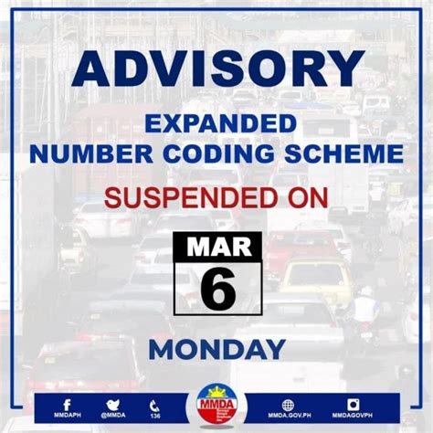 Mmda Coding Suspended Today March 6 • Yugaauto Automotive News