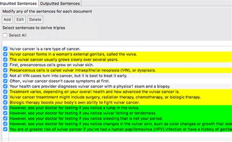 Screenshot Of The Sentence Selection Download Scientific Diagram