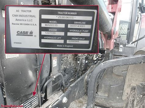 Caseih Maxxum 125 Tractor Information