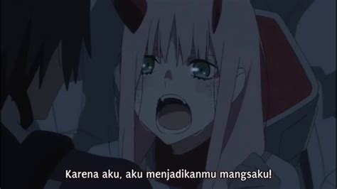 Sad Moments Darling In The Franxx Hiro X Zero Two Youtube