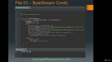Java Tutorials 51 Java File Io Types Character Stream Youtube