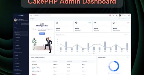 bootstrap and cakephp admin dashboard template admin templates ft