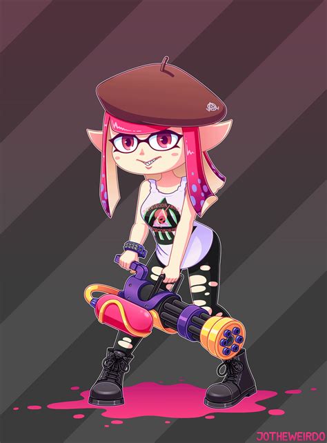 Finally Drew My Splatoon Character Again After 2 Years Glasses Version