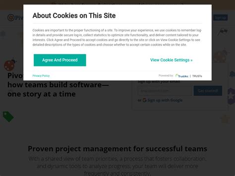Pivotal Tracker Digital Marketing Supermarket
