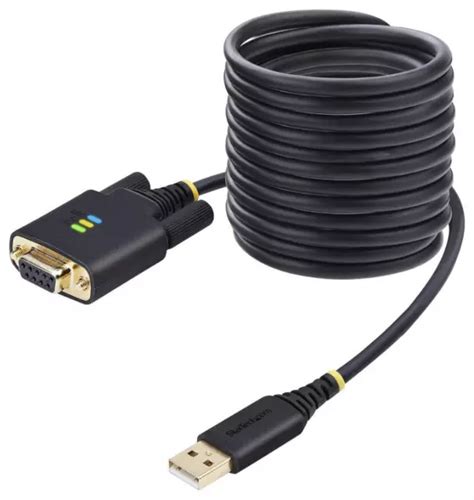 USB TO NULL Modem Serial Adaptor Cable LED Indicators 3m 1P10FFCN USB SERIAL 78 09 PicClick UK
