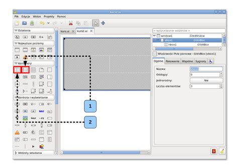 [lekcja] tworzenie gui menu pola tekstowe i etykiety kurs glade gtk