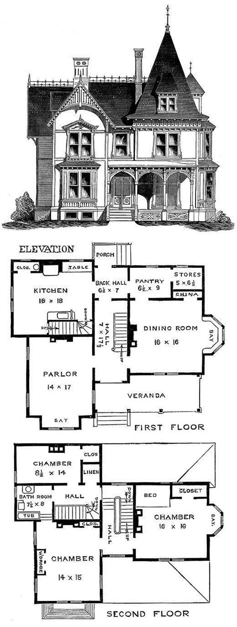 Pin By Usagi ฅ •ﻌ• ฅ Akihiko On Planos De Casas Victorian House Plans