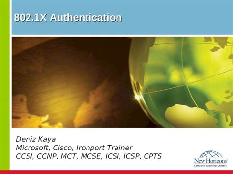 Ppt Implementing 8021x Authentication Pdfslidenet