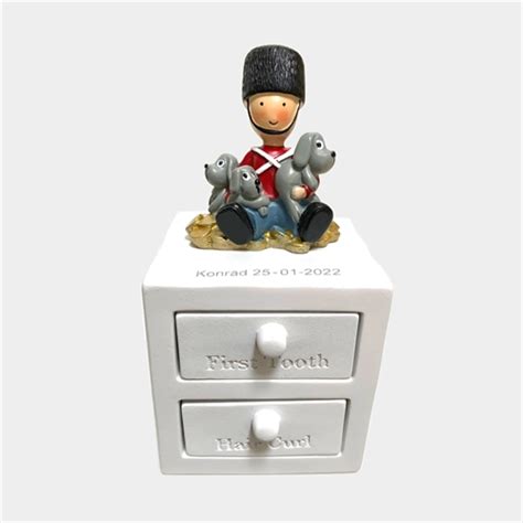 Tand Og Hårlokskrin Fyrtøjet Eventyr Gratis Gravering