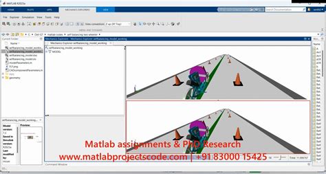 Two Wheel Electric Bicycle Self Balancing Model Matlab Simulink Electrical Simulation