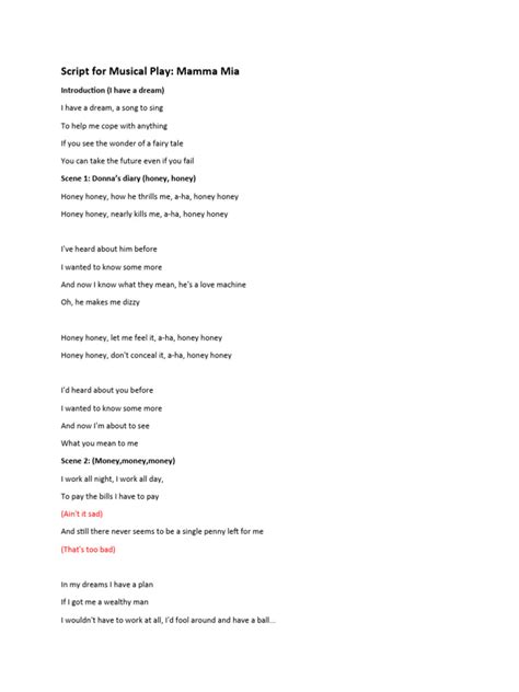 Script For Musical Play Pdf