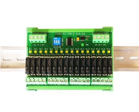 Esp32 Ethernet 8 Or 16 Relays Voltage Regulator Din Rail Mount