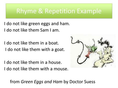 Repetition Poem Examples