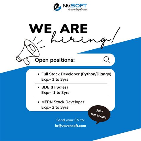 hiring jobopportunity fullstackdeveloper mernsstack itsales… envsoft solutions llp