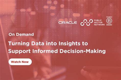 Public Sector Network Insights On Demand Turning Data Into Insights To Support Informed