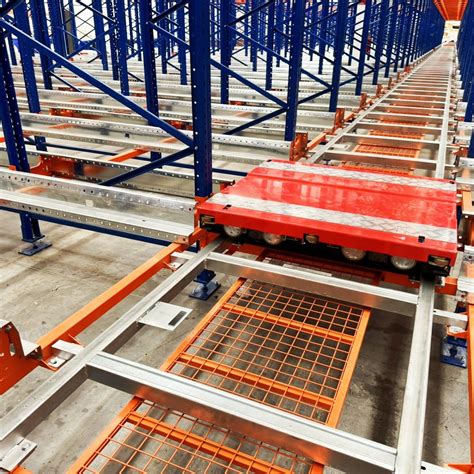 Four Way Smart Shuttle Rack High Density Pallet Storage Asrs Automated