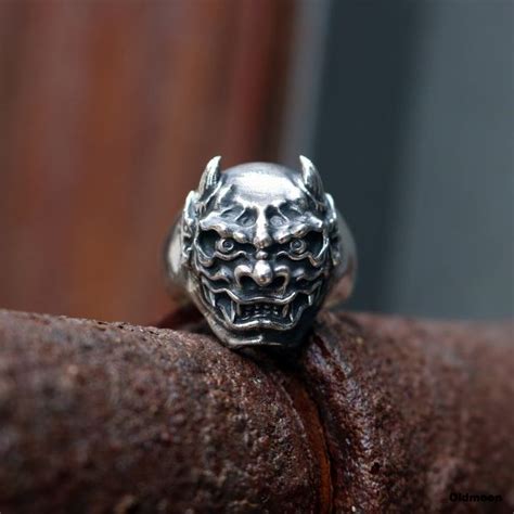 925 Sterling Silver Oni Ring Pic1 Rings Oni Rings For Men