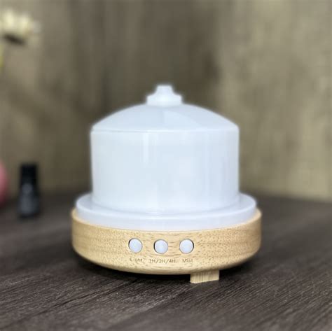 300ml Stone Electric Home Diffuser Real Wood Base Ultrasonic Aroma