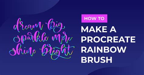 How To Make A Procreate Rainbow Brush Design Bundles