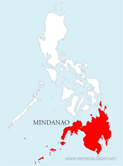 Mindanao Mapa Mindanao Map Fyzql