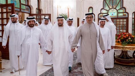 Mansour Bin Zayed Visits Mohammed Bin Butti At His Home In Ad