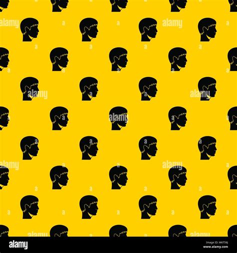 Man Head Pattern Vector Stock Vector Image And Art Alamy