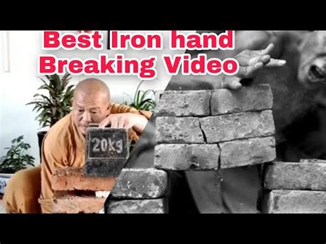 Best Iron Hand Breaking Video || Iron Palm Breaking Video || Iron Hand Training || Shaolin Kung ...