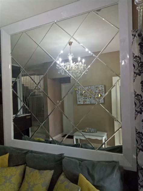 Jual Cermin Cermin Ruang Tamu Interior Mewah Kaca Wajik Classic