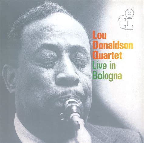 Donaldson Lou Live In Bologna Music