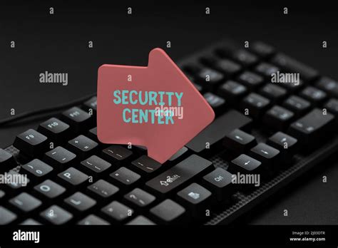 Conceptual Display Security Center Business Concept Centralized Unit