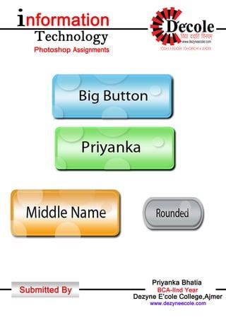 Priyanka Bhatia BCA II Year PDF