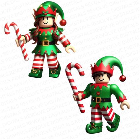 Roblox Christmas Clipart Images Digital Download Roblox Png Png Instant Download Cute