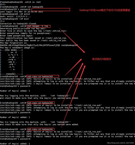Hadoop入门九——ssh免密登录 配置（图文详解步骤2021）虚拟机 身使 Root 户ssh访问localhost免密登录（自行