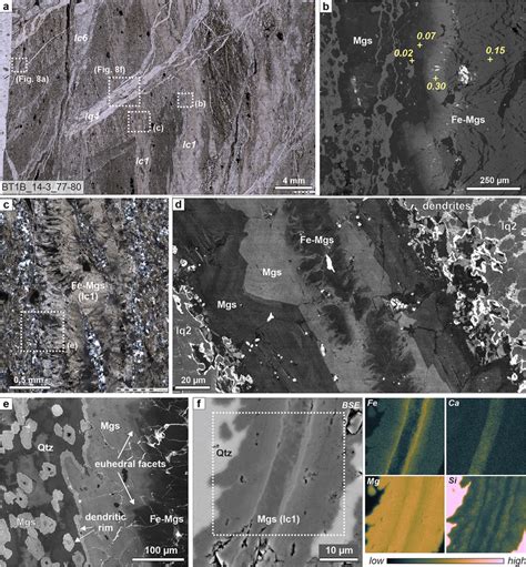 Zoned Magnesite Veins In Listvenite A Thin Section Overview Of