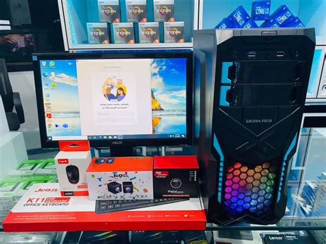 Core I3 4th Gen Full Set Computer 19 Inch Led Monitor Used Computers Gaming Computers Brand