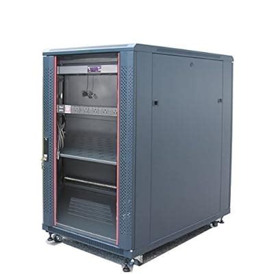 39 Inch Deep Server Rack With Wheels Locking Network Cabinet LCD Screen Thermostat And 4X