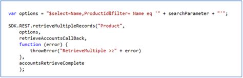 Passing Special Characters For Odata Request Using Javascript In Dynamics Crm Microsoft