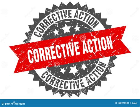 Corrective Action Button Key Sign Push Button Set Cartoon Vector 201095565